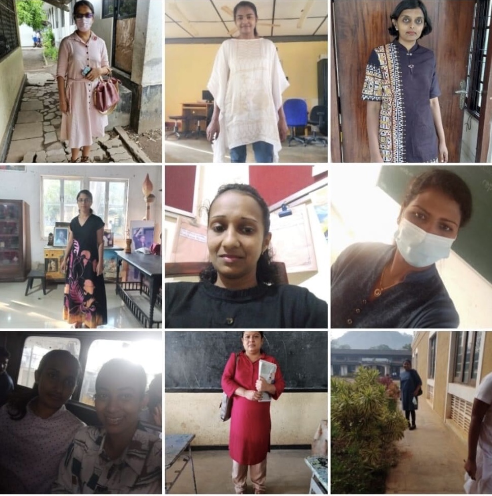 ගුරුවරියන් පහසු ඇදුමෙන් අද පාසලට - aithiya